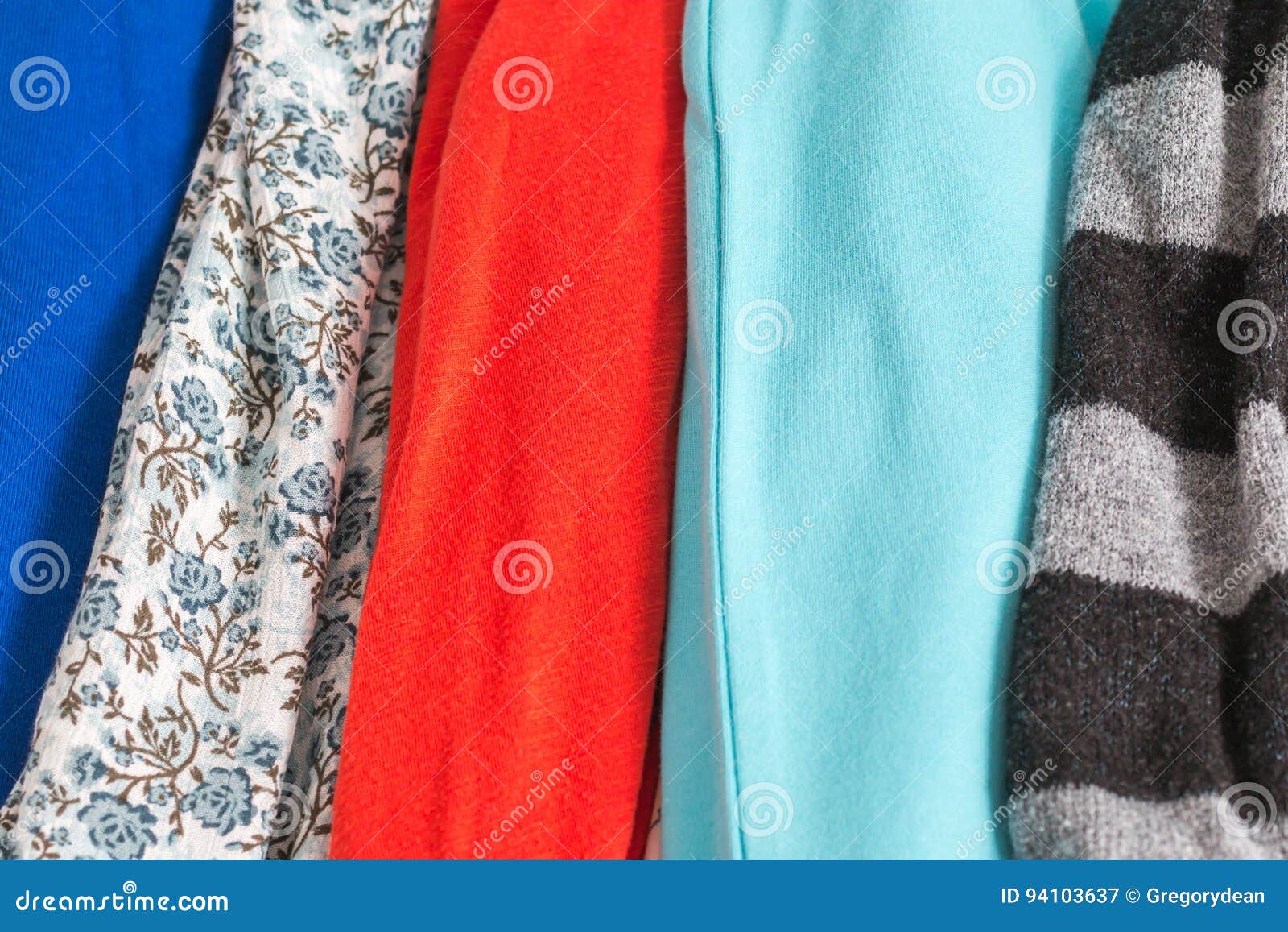 Many Colorful Fabric Cloth Textures with Patterns Stock Image - Image ...