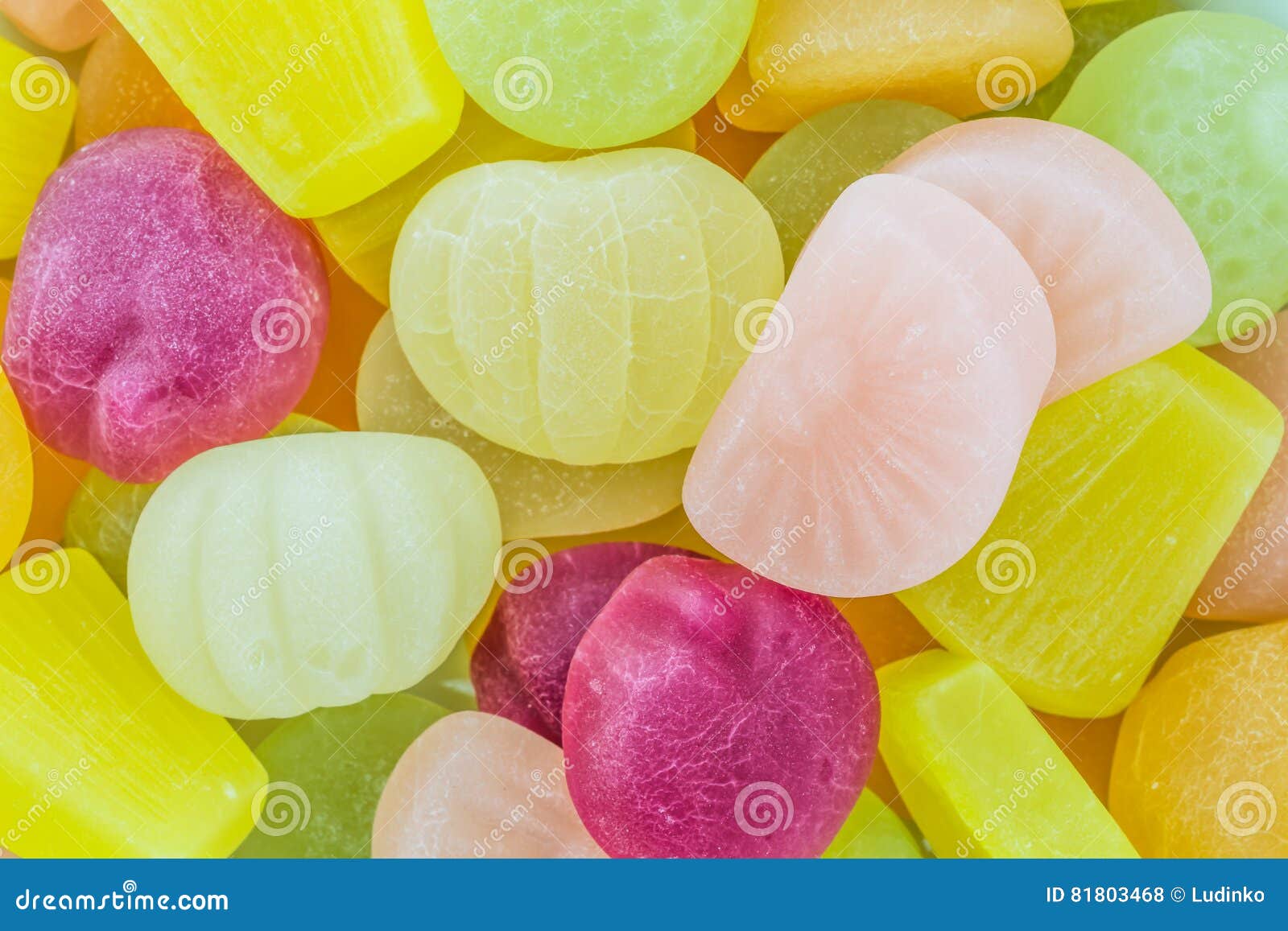 Many Colorful Fruit Gummy Candy Stock Photo - Image of snack, addiction ...