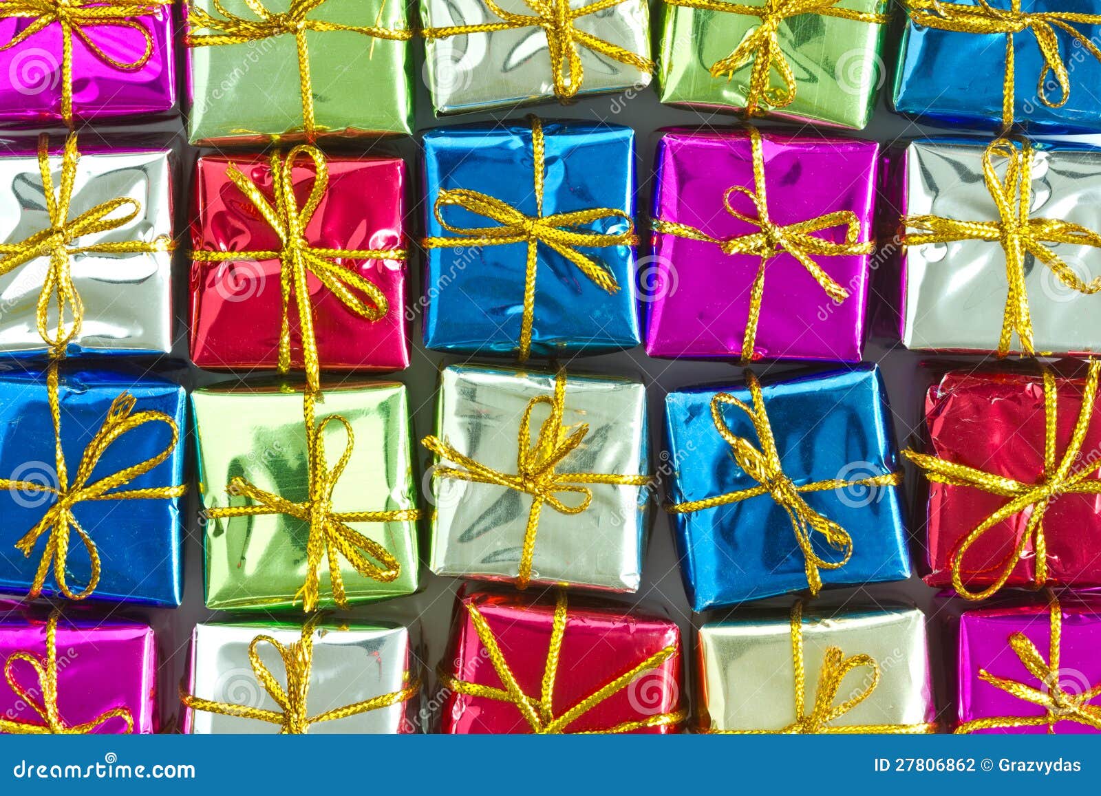 Many colorful gift boxes stock photo. Image of ribbon - 27806862