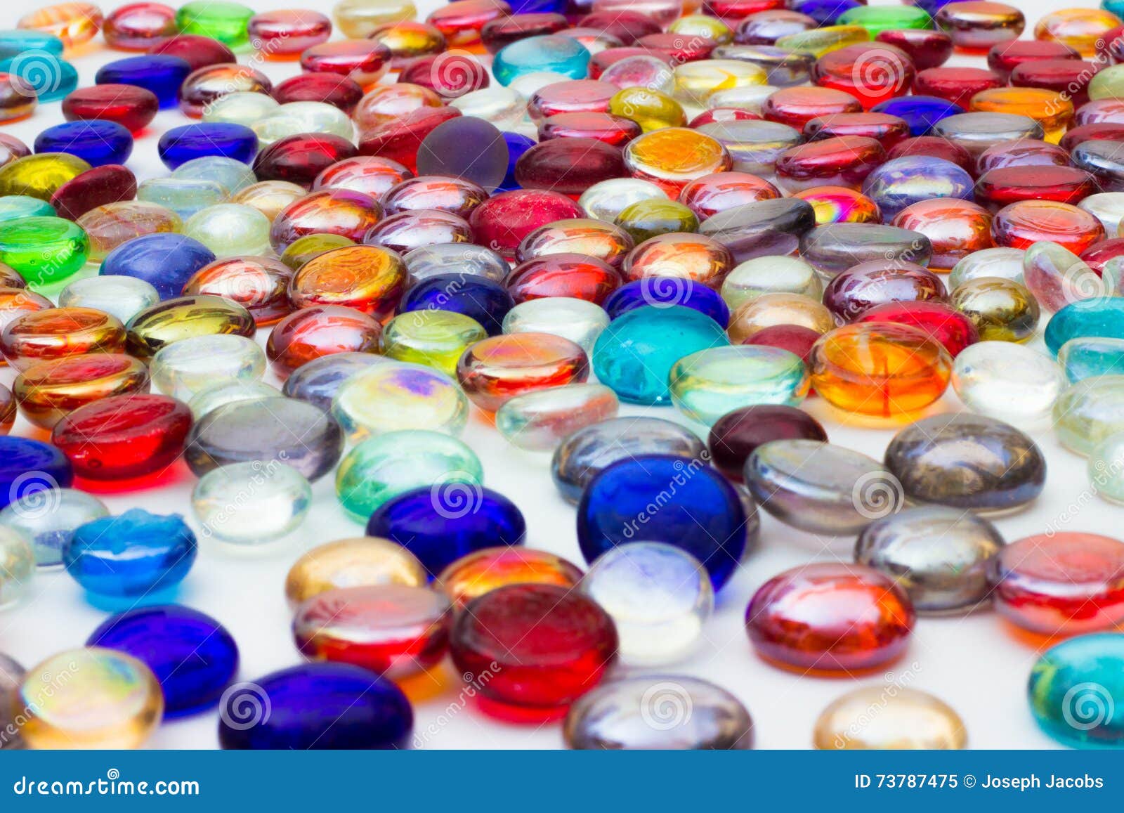 Many Colorful Glass Gems stock image. Image of dreams - 73787475