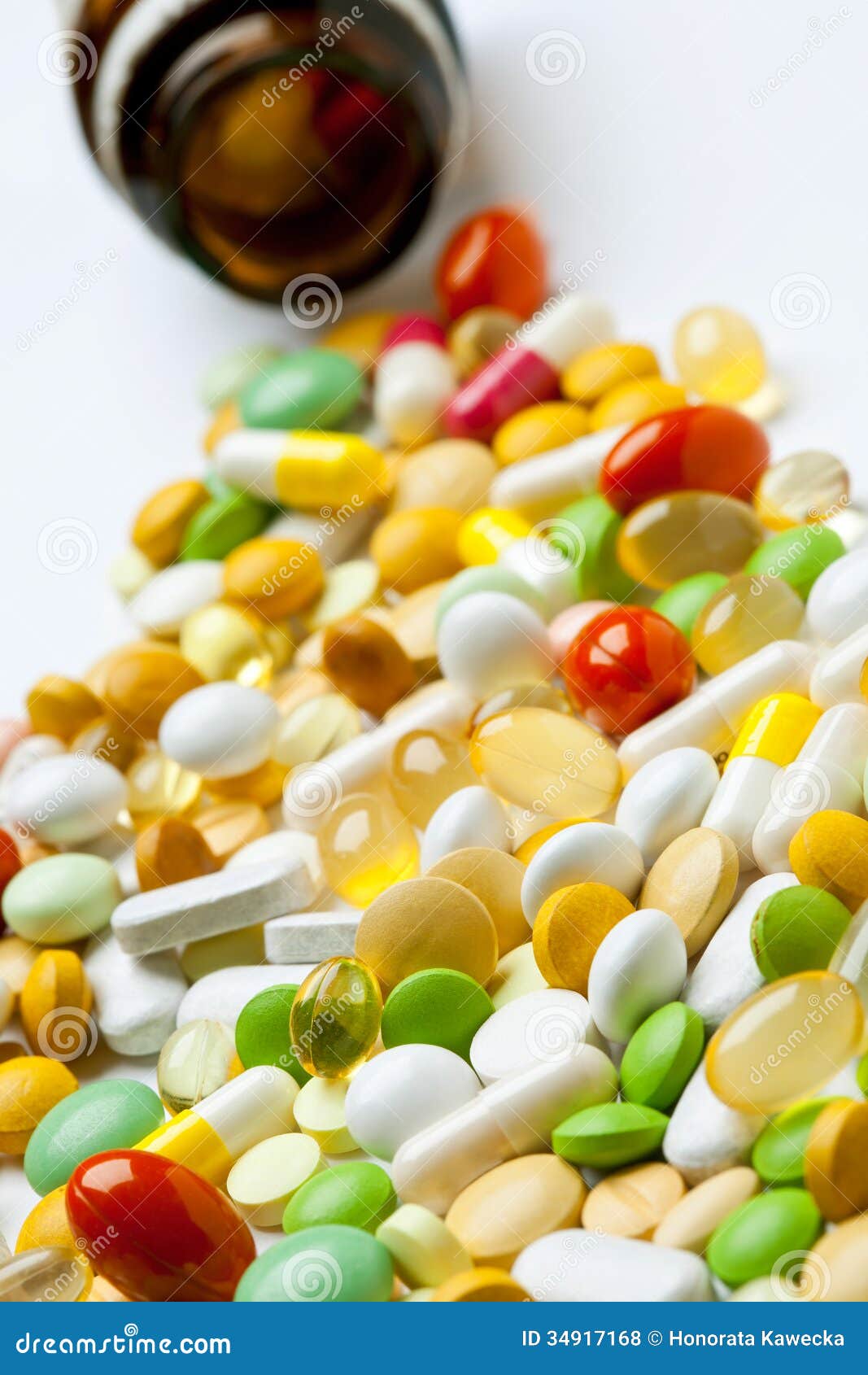 Many colorful medicines stock photo. Image of collection - 34917168