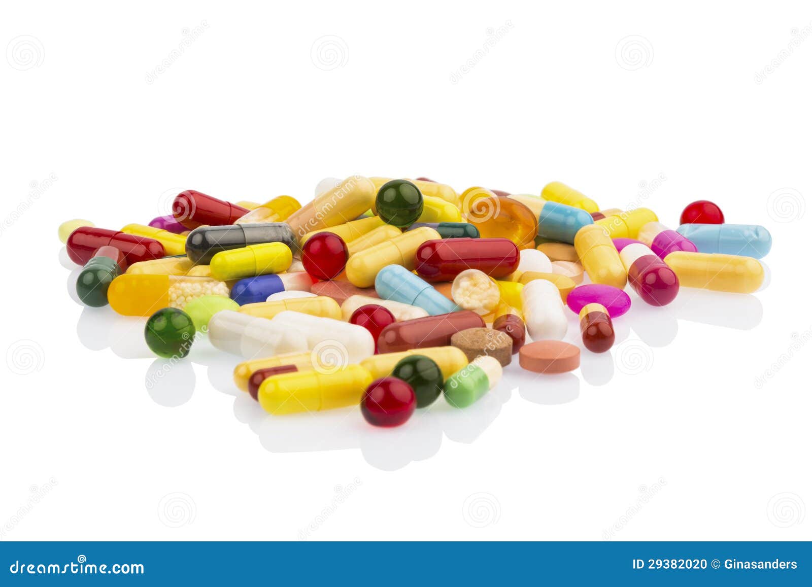 Many colorful pills stock photo. Image of health, costs - 29382020