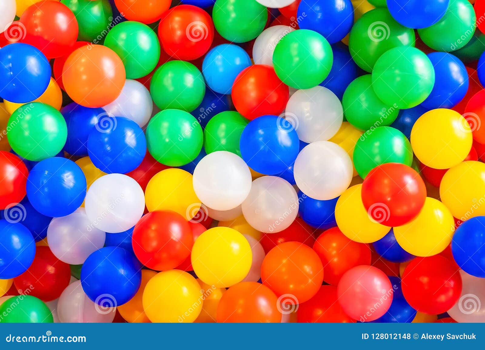 Many Colorful Plastic Balls. Background. Texture Stock Photo - Image of ...