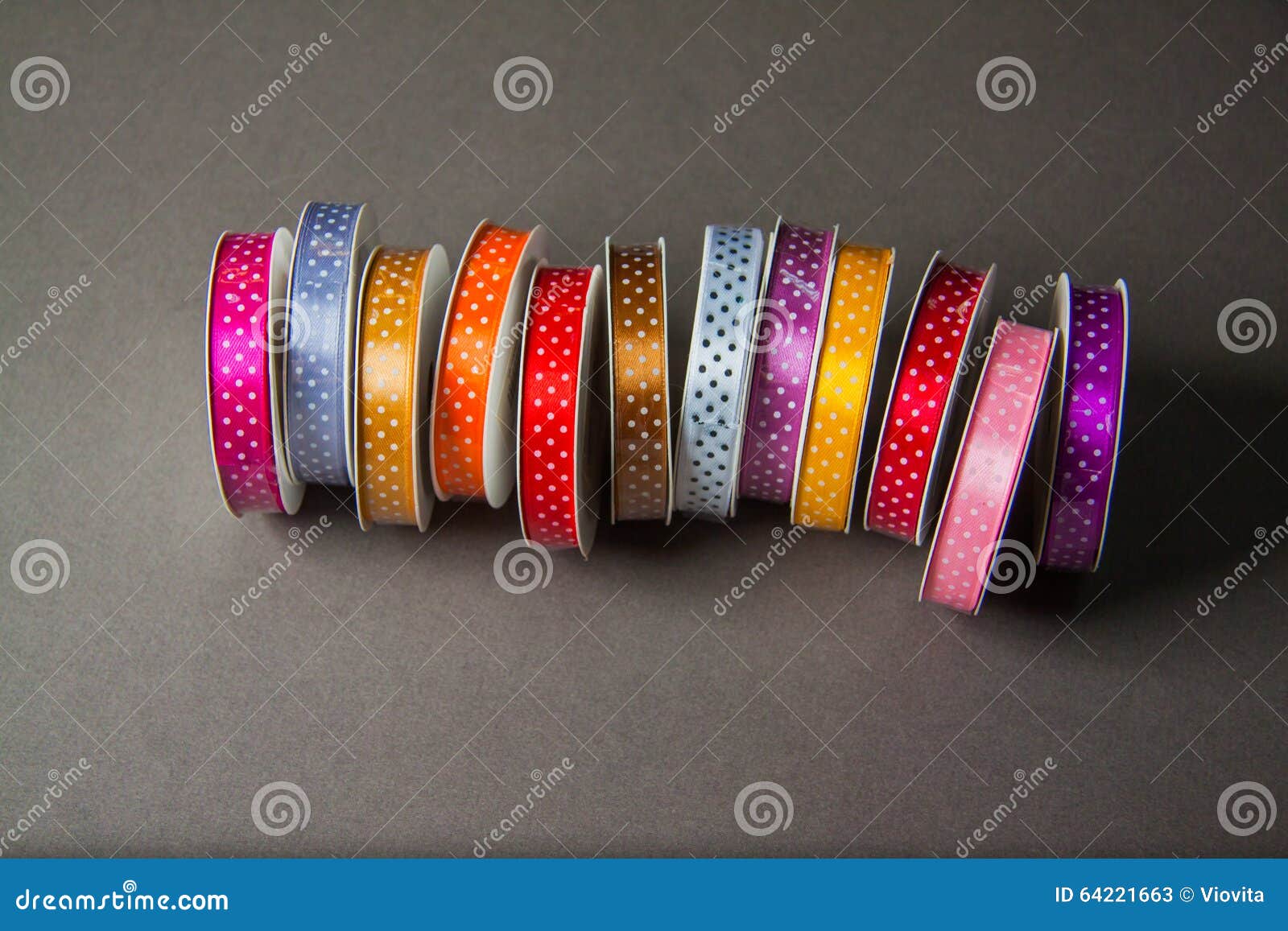 Many colorful ribbons stock image. Image of color, colors - 64221663
