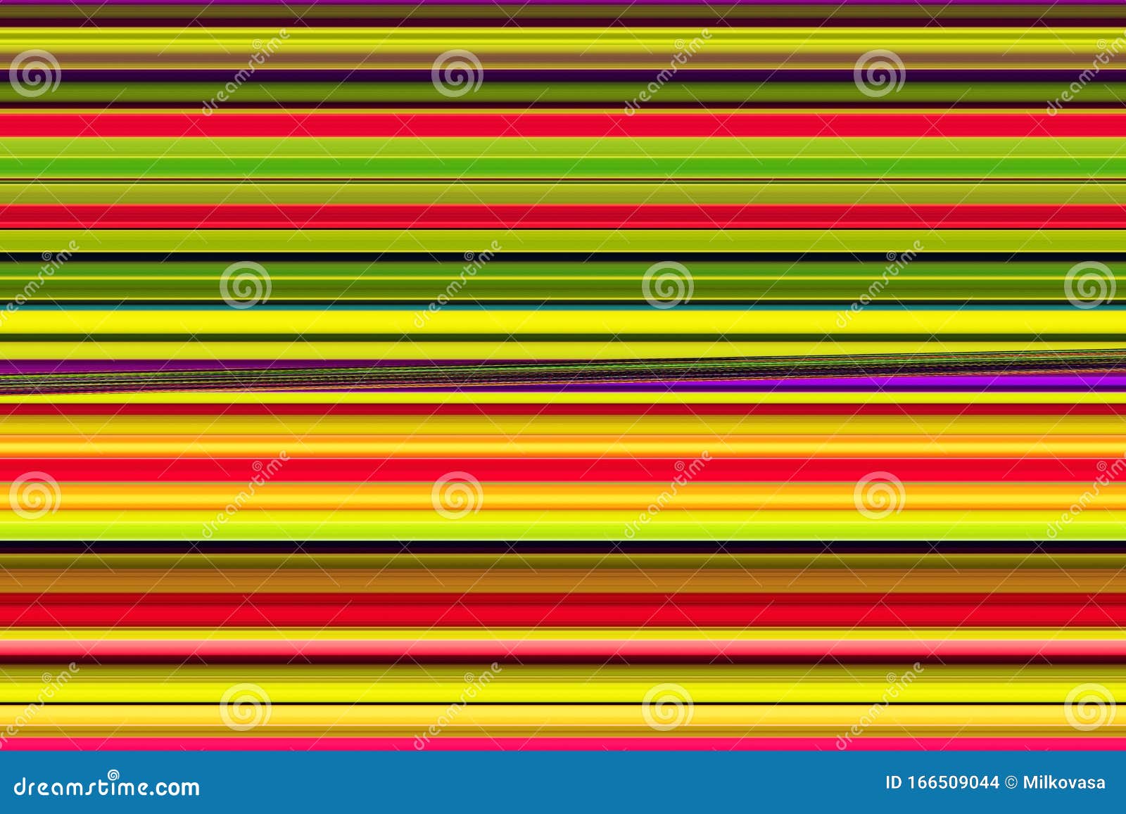The Many Colorful Rows, Spectrum of Colored Lines Stock Illustration ...