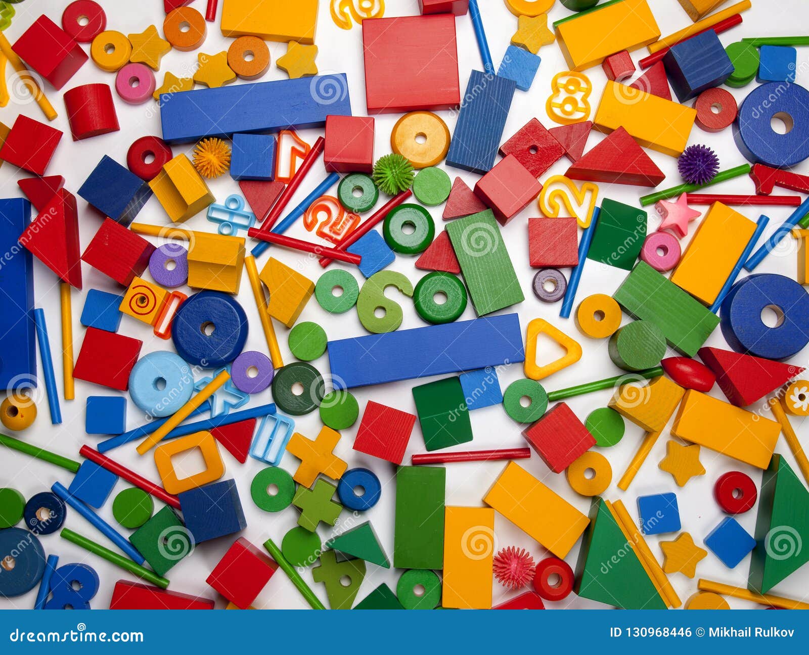 Many colour toys stock photo. Image of kids, education - 130968446
