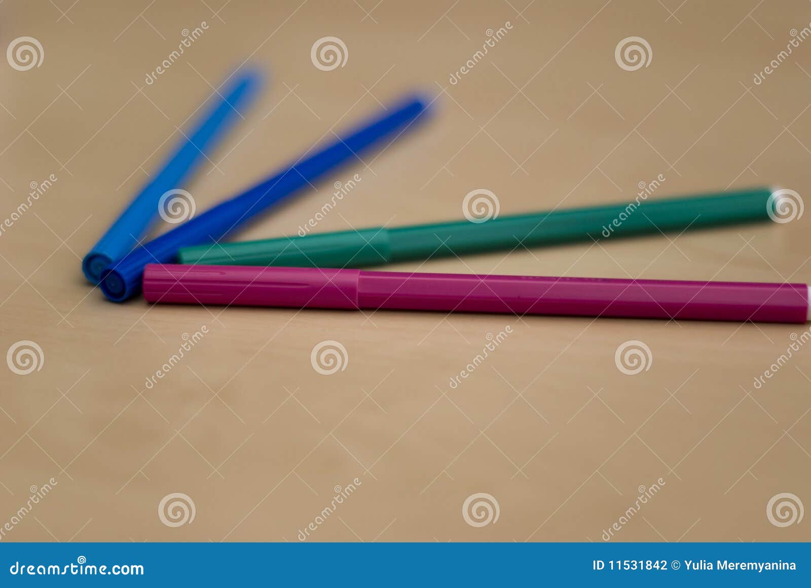 Many-coloured pens stock photo. Image of four, colored - 11531842