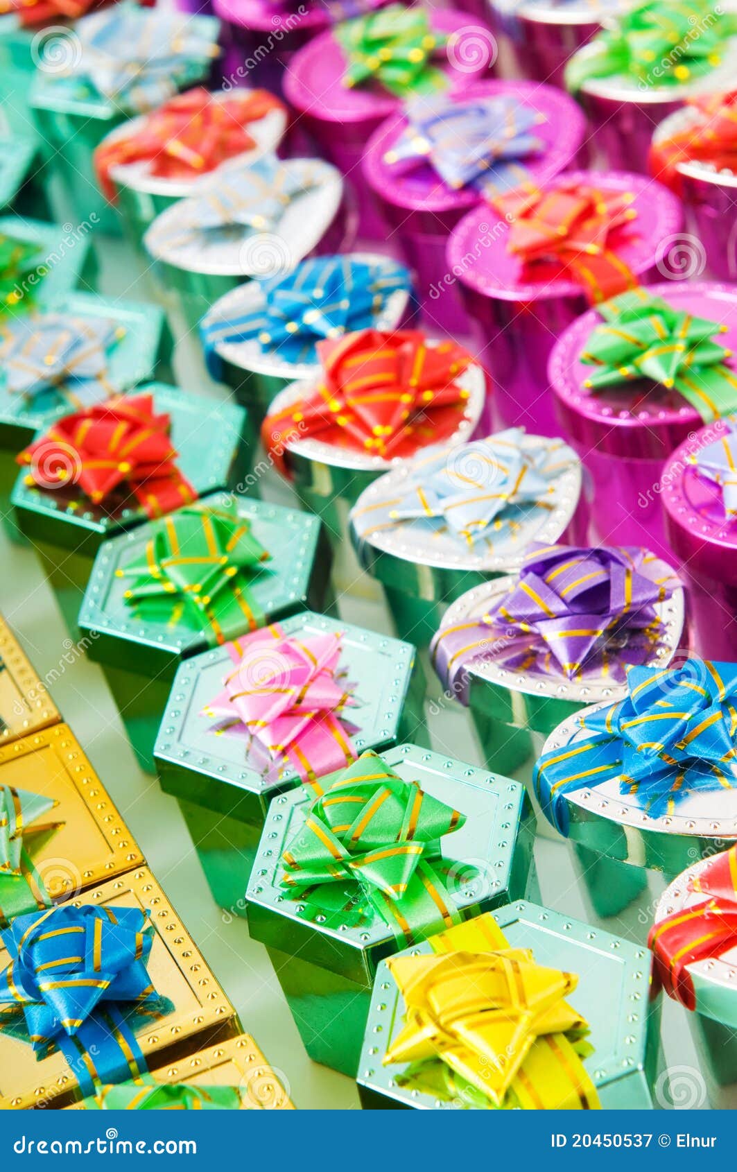 Many colourful boxes stock image. Image of event, package - 20450537