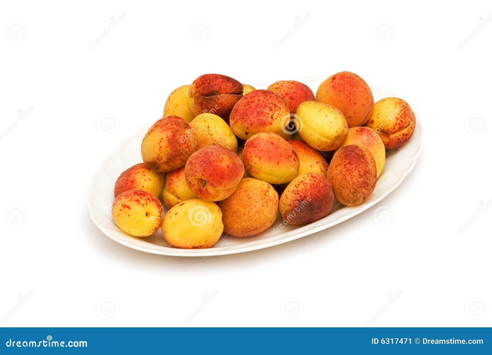 Many Colourful Red Apricots Immagine Stock - Immagine di background ...