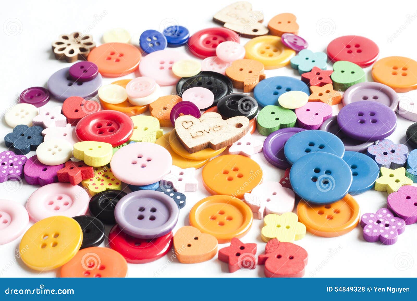 Many colours of buttons stock photo. Image of circle - 54849328