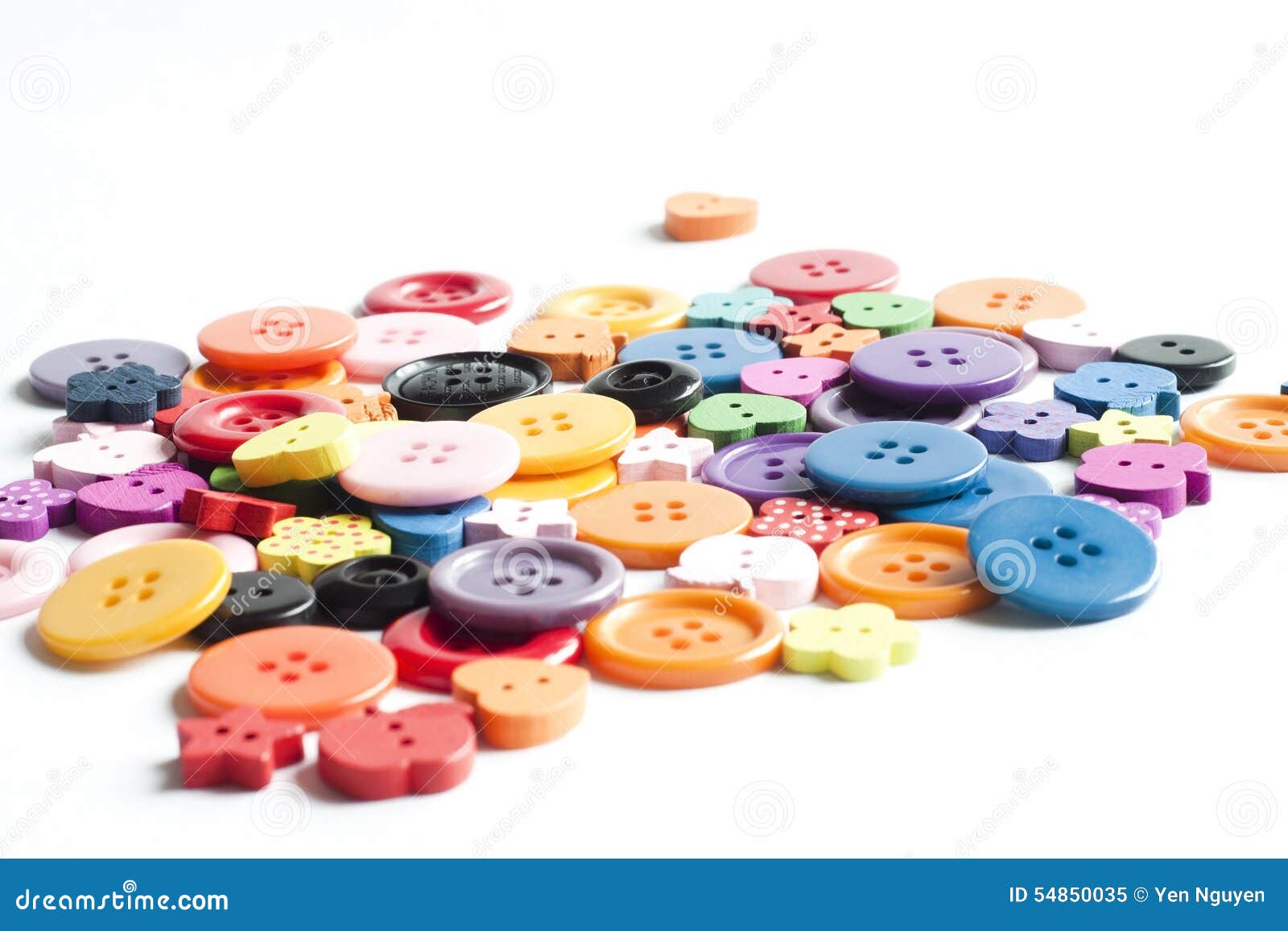 Many colours of buttons stock image. Image of collection - 54850035