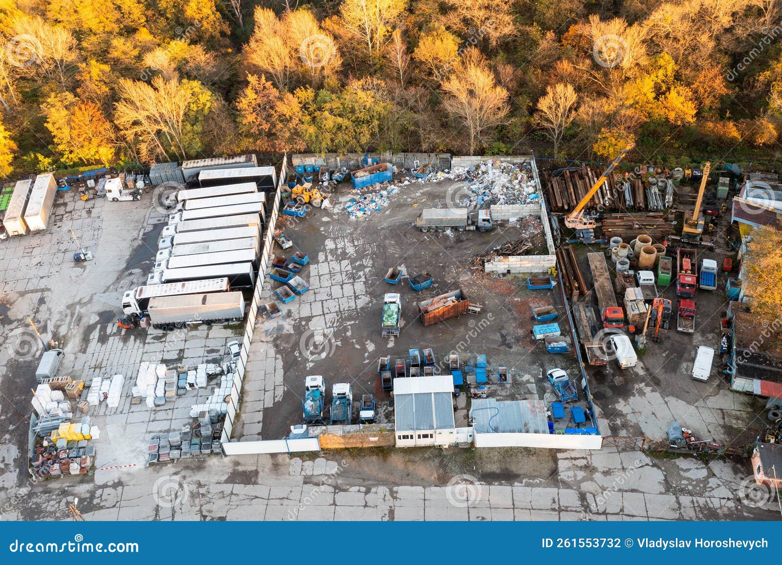 Many Containers for Collecting and Sorting Metal and Various Waste for ...