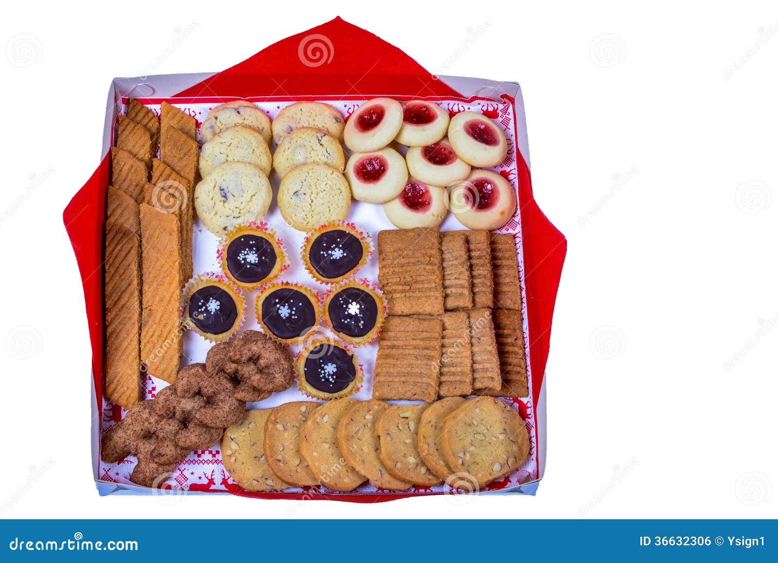 Many Cookies of Different Varieties Stock Photo - Image of nuts, tasty ...