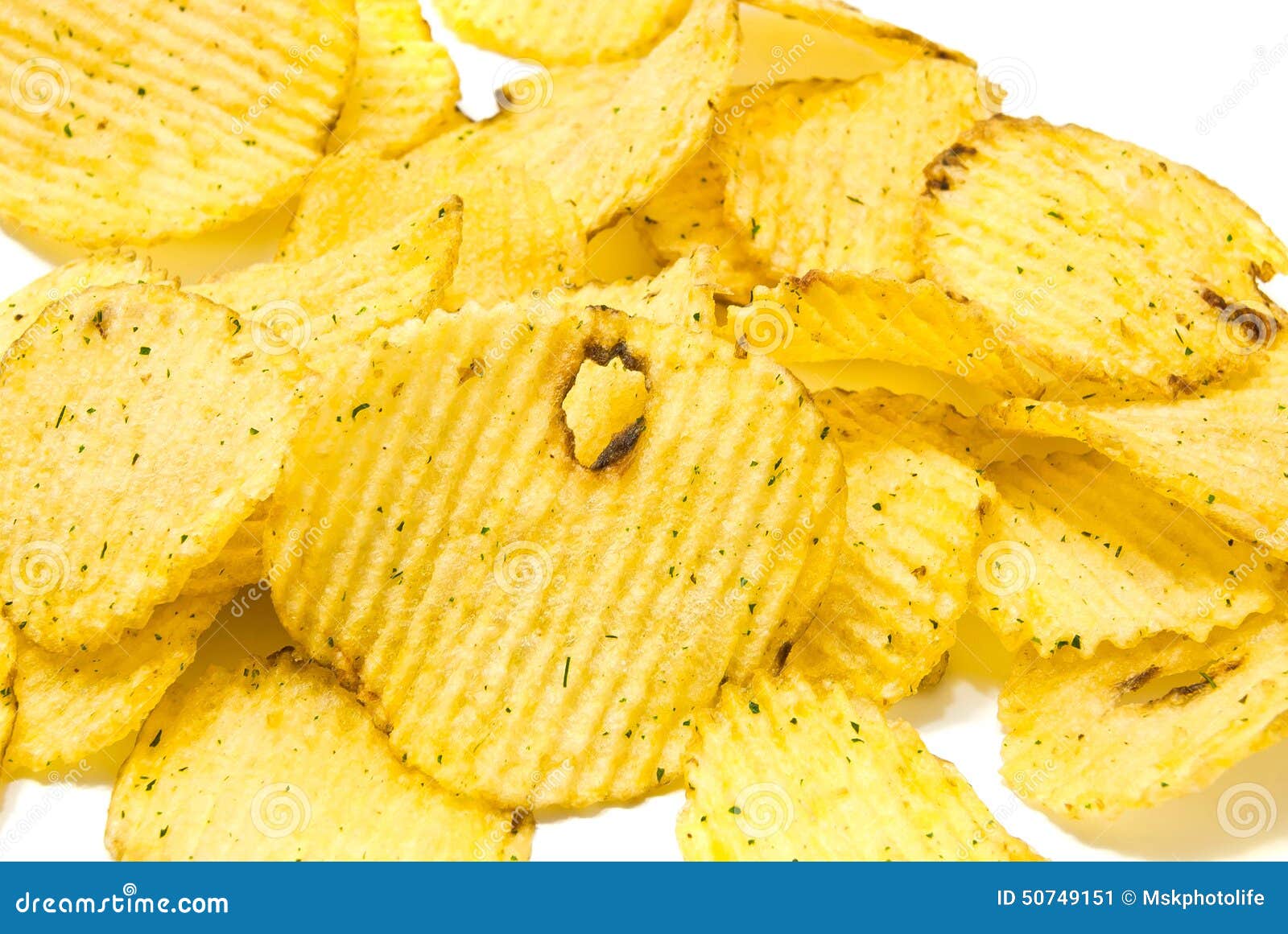 Many Corrugated Chips Closeup Stock Image - Image of fastfood, meal ...