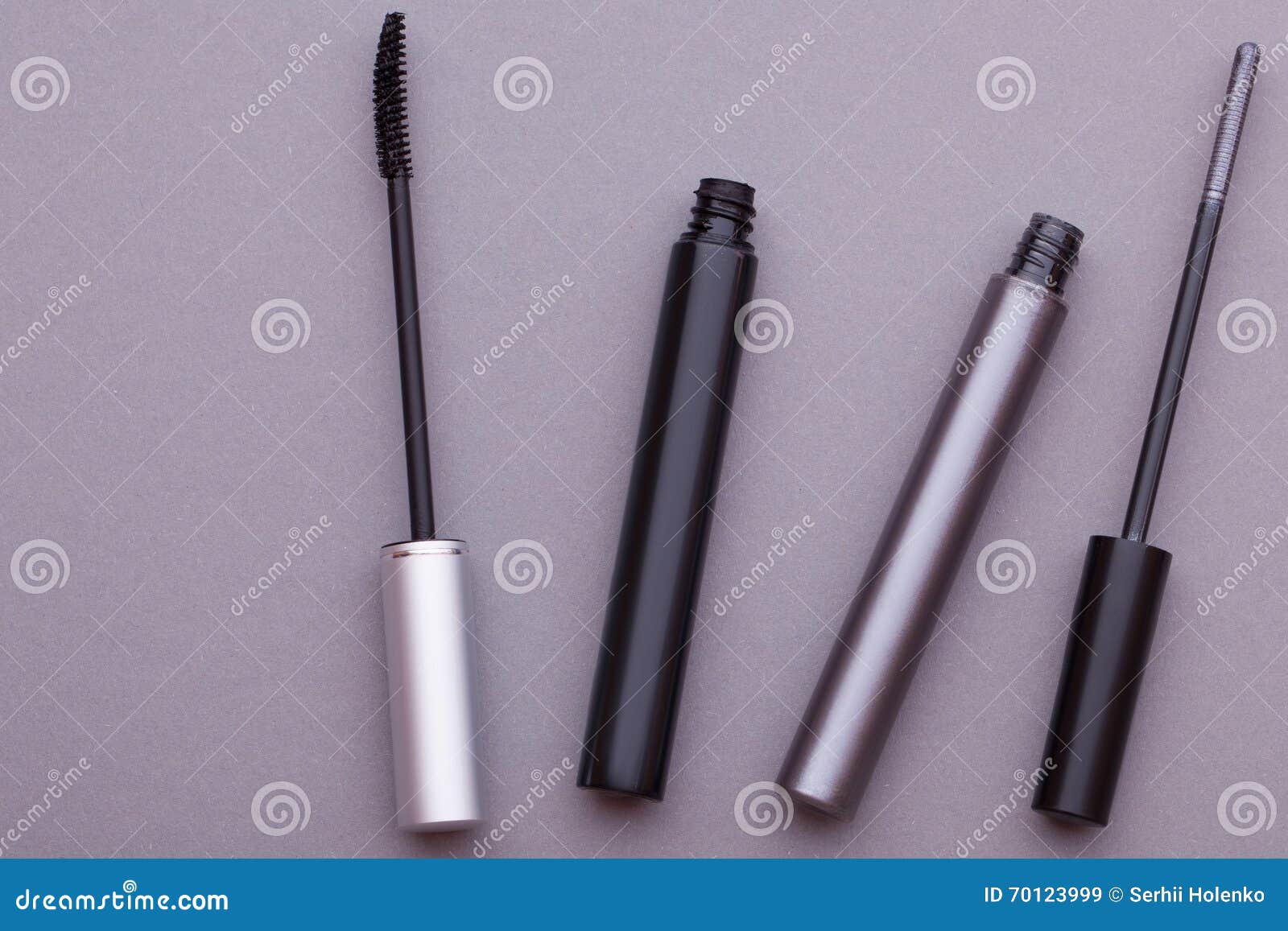 Many cosmetics, top view. stock image. Image of polish - 70123999