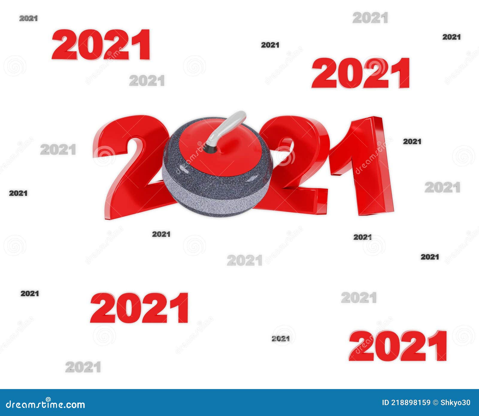 Many Curling 2021 Designs on White Stock Illustration - Illustration of ...