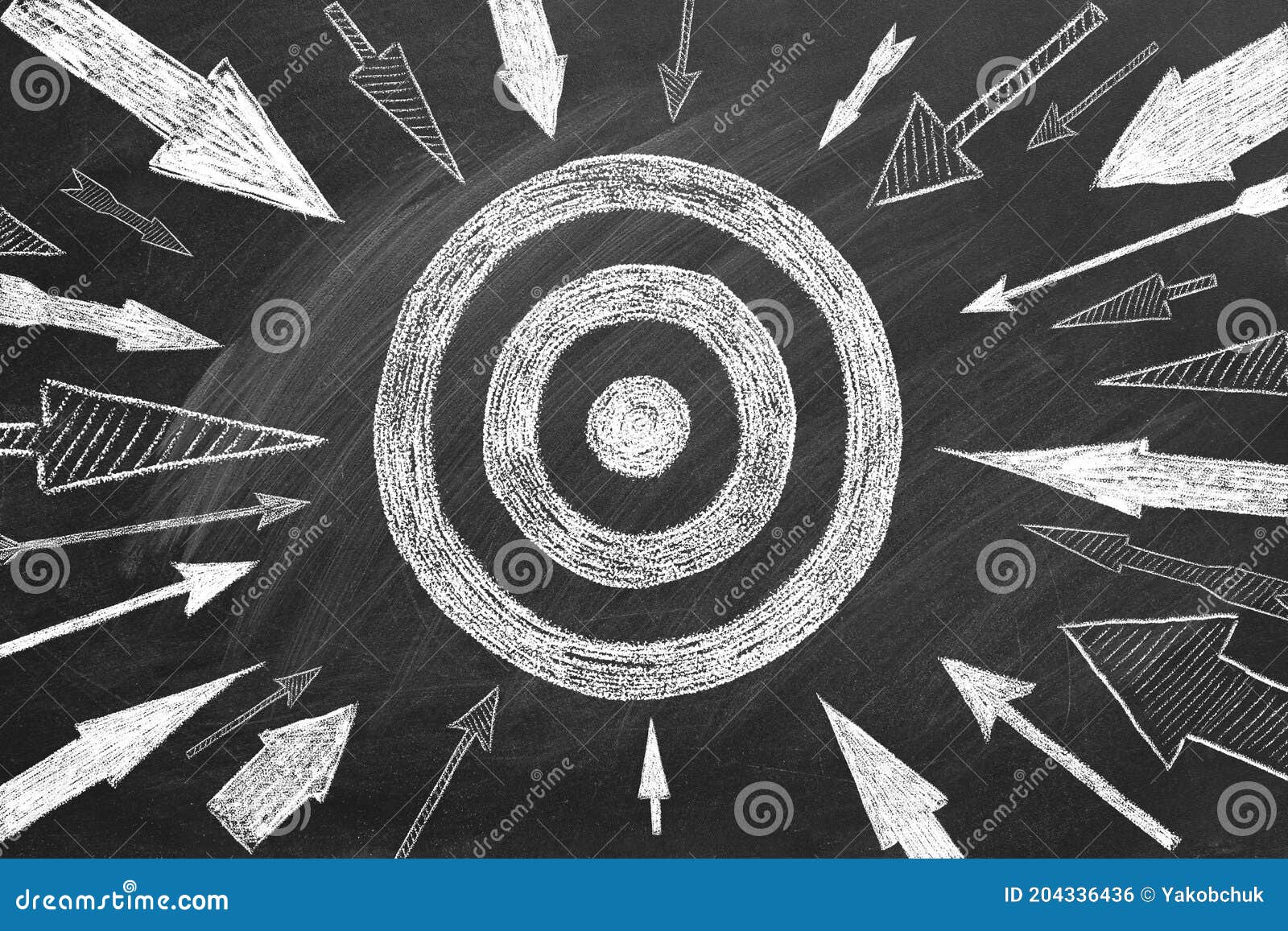 Target and arrows stock photo. Image of board, accuracy - 204336436