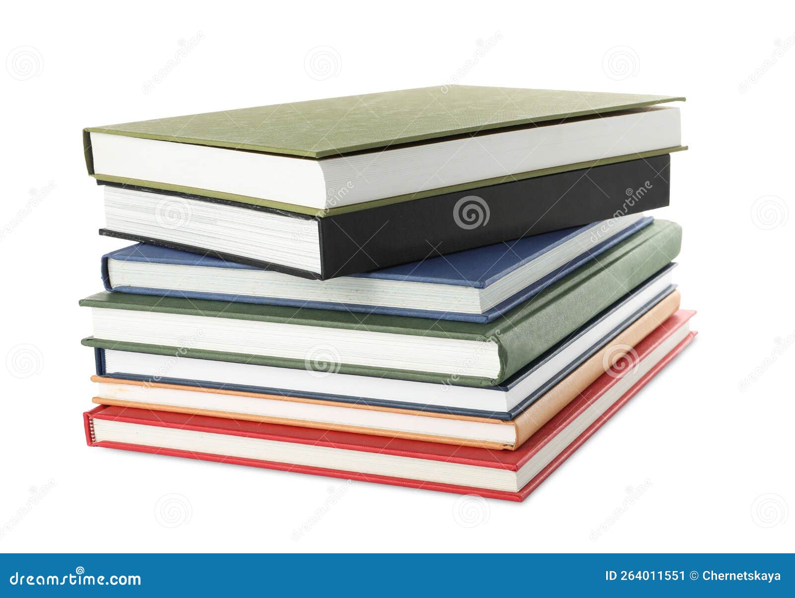 Many Different Books Stacked on White Background Stock Image - Image of ...
