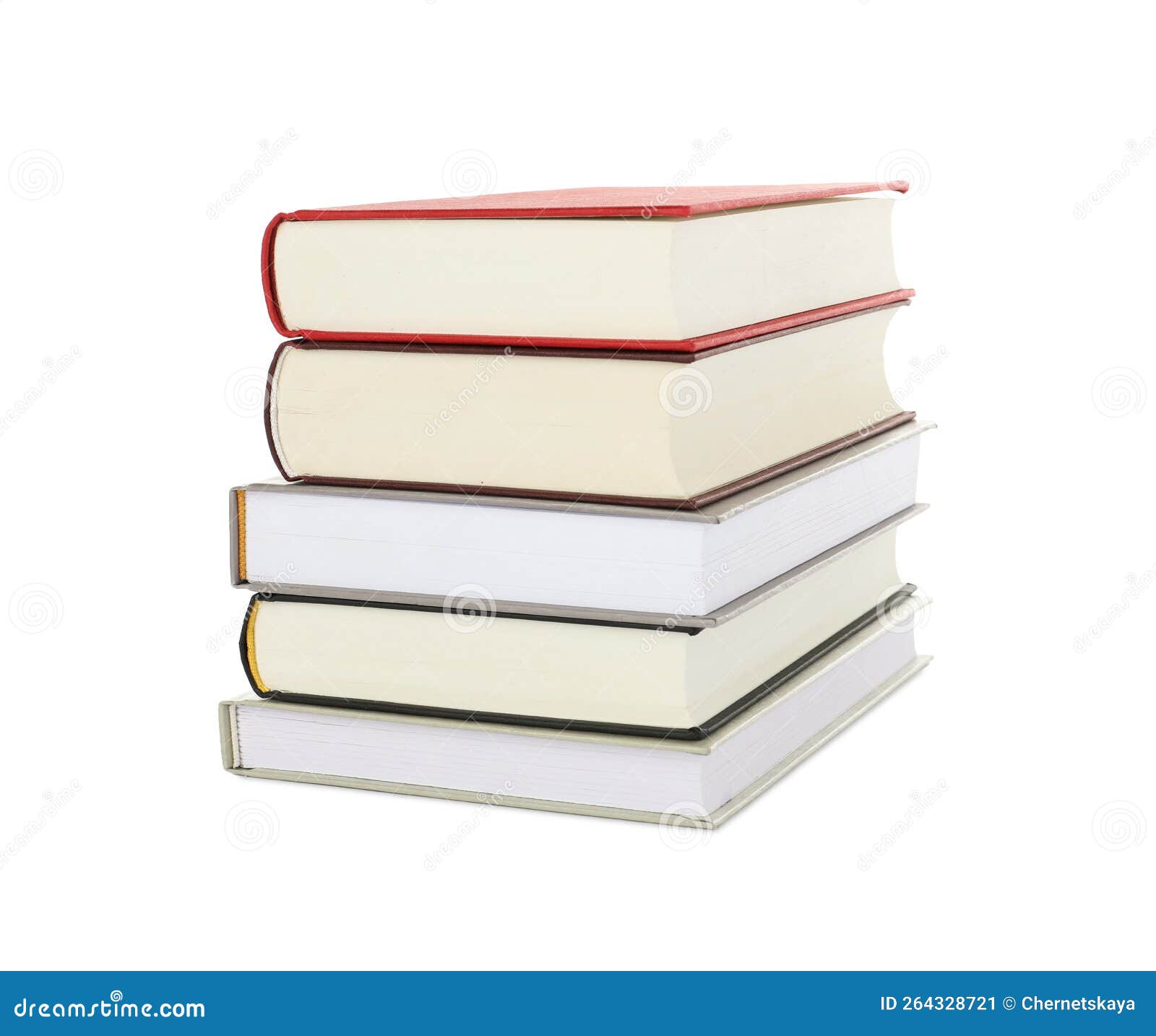 Many Different Books Stacked on White Background Stock Image - Image of ...