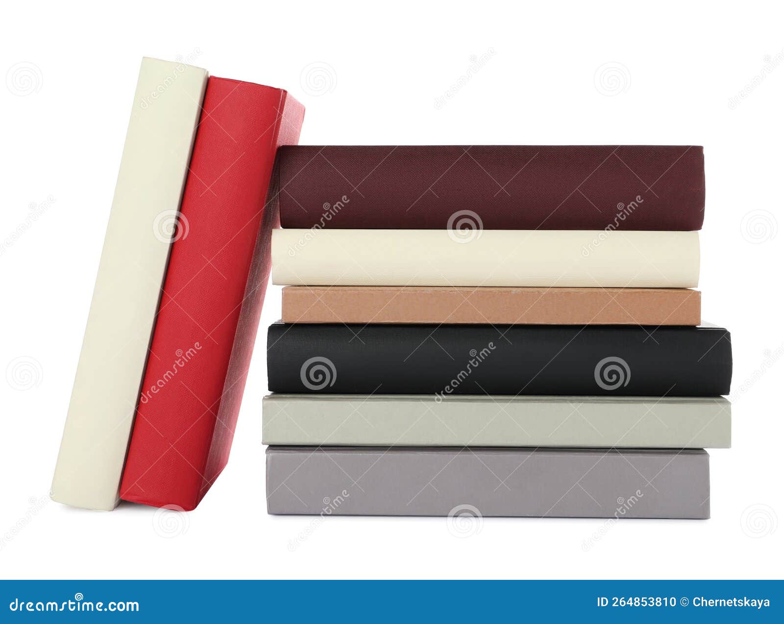 Many Different Books Stacked on White Background Stock Photo - Image of ...