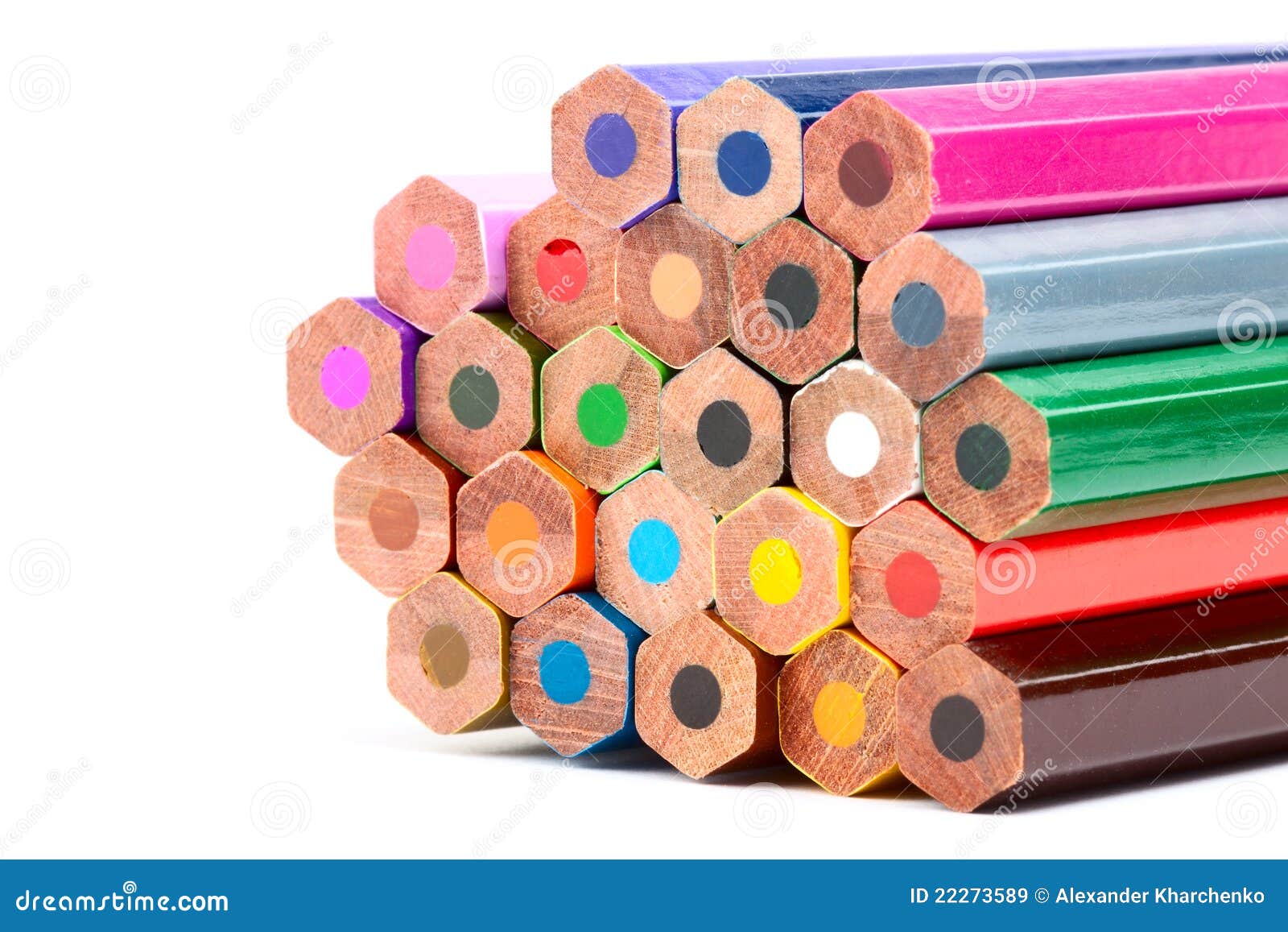 Many Different Colorful Pencils Stock Image - Image of design ...