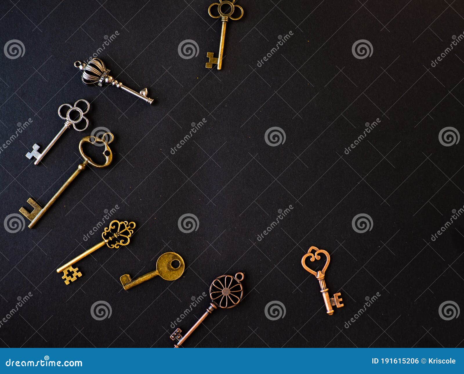 Many Different Old Keys from Different Locks, Scattered Chaotically ...