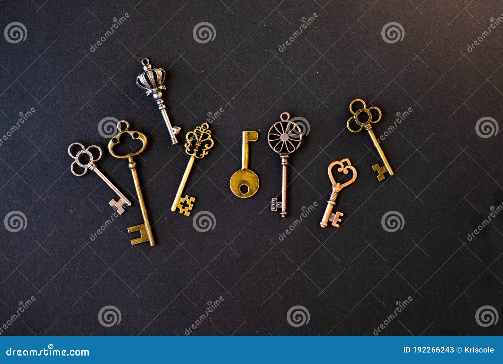 Many Different Old Keys from Different Locks, Scattered Chaotically ...