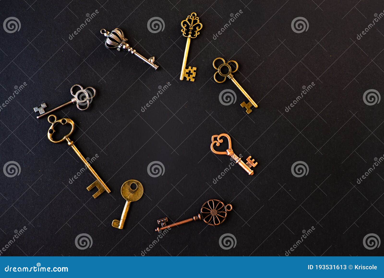 Many Different Old Keys from Different Locks, Scattered Chaotically ...