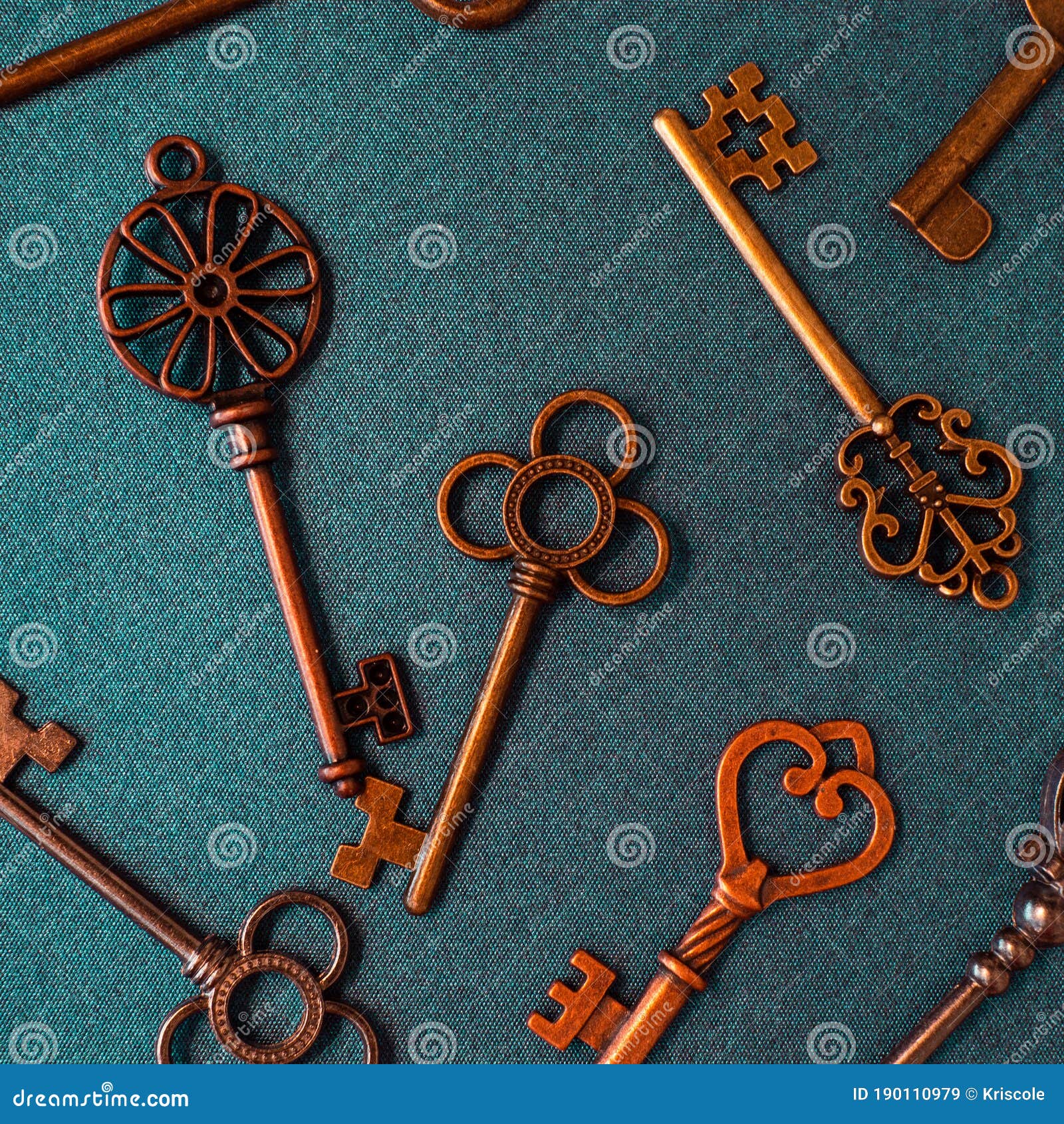 Many Different Old Keys from Different Locks, Scattered Chaotically ...