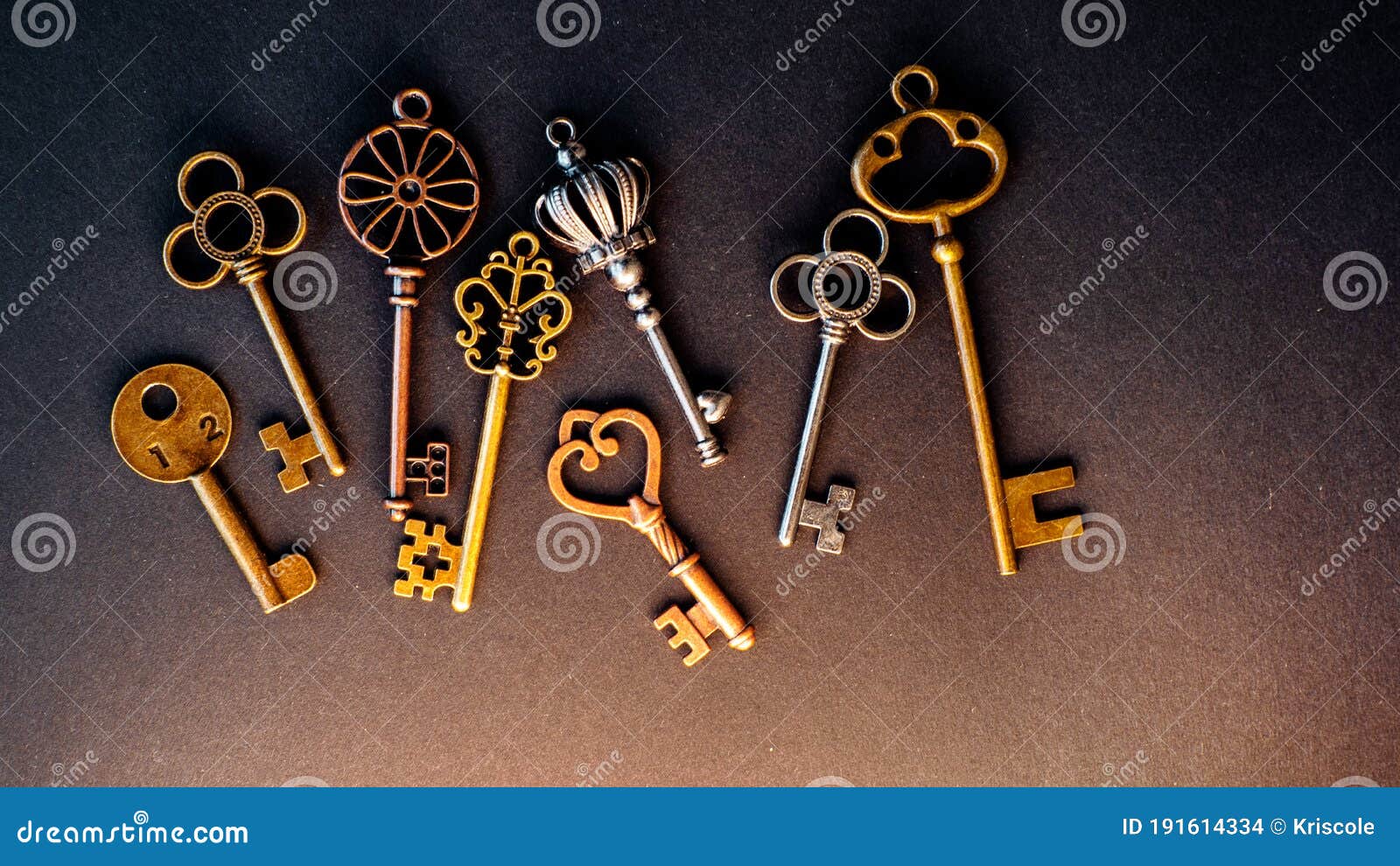 Many Different Old Keys from Different Locks, Scattered Chaotically ...