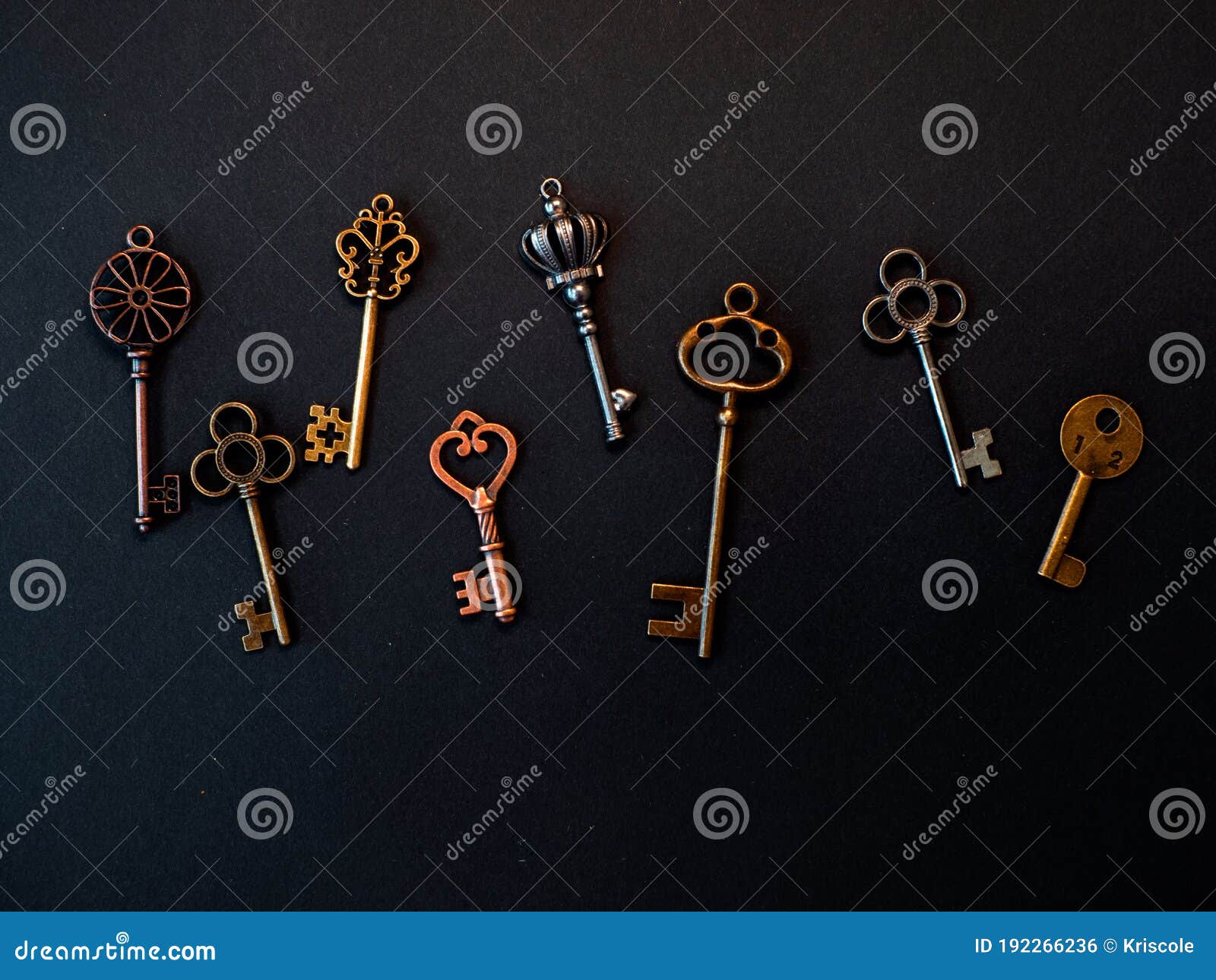 Many Different Old Keys from Different Locks, Scattered Chaotically ...