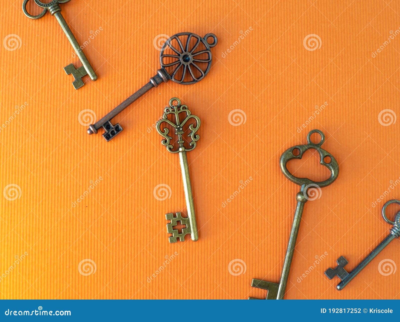 Many Different Old Keys from Different Locks, Scattered Chaotically ...