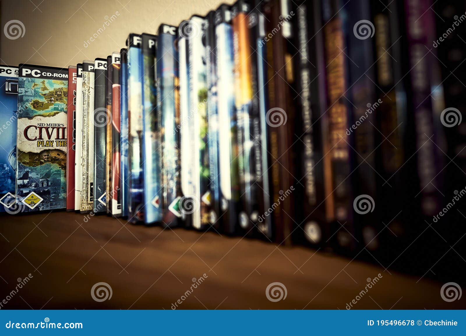 Many Different Packs of Computer Games Editorial Stock Photo - Image of ...