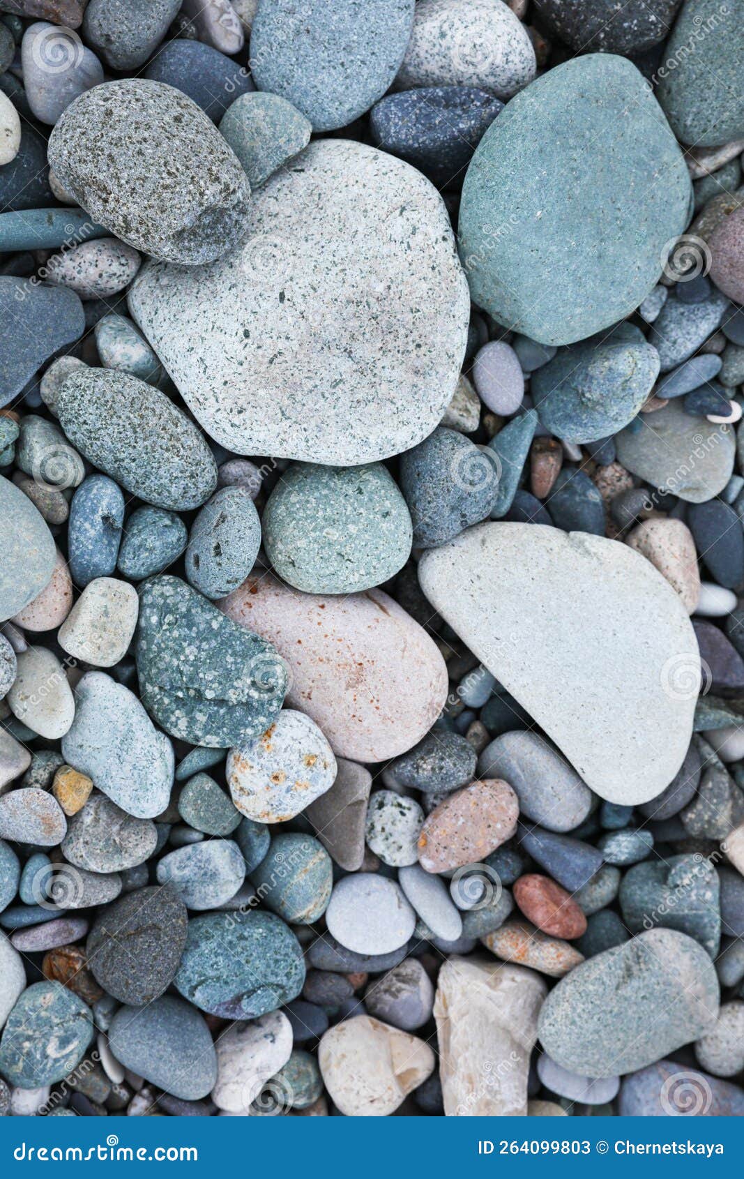 Many Different Pebbles As Background, Top View Stock Image - Image of ...
