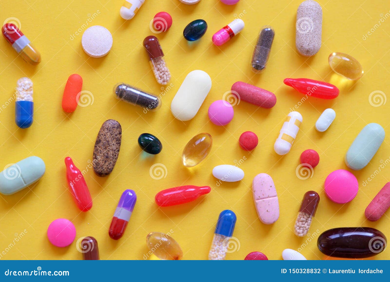 Many different pills stock photo. Image of sickness - 150328832