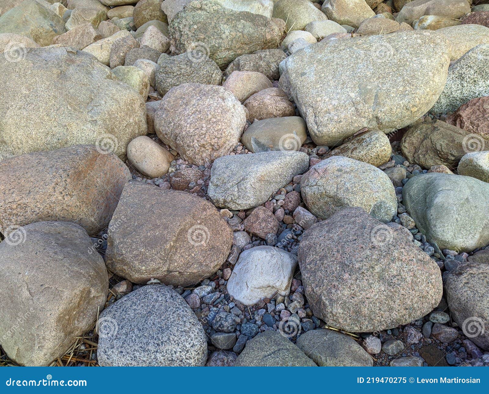 Many Different Stones of Different Sizes during the Daytime Stock Image ...
