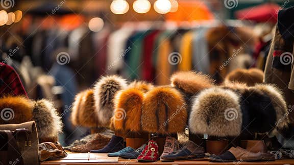 Many Different Types of Fur Coats are on Display, AI Stock Photo ... Many Different Types of Fur Coats are on Display, AI Stock Photo ...