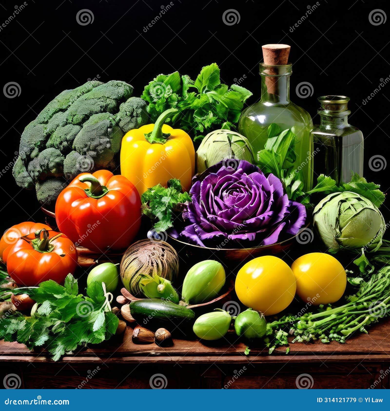 Many Different Types of Vegetables on the Table Editorial Stock Image ...