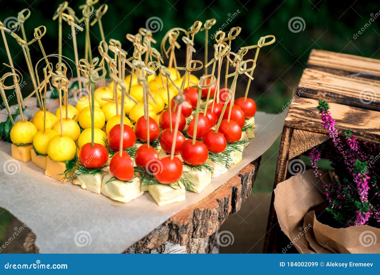 Many Canapes With Toothpicks Royalty-Free Stock Photo | CartoonDealer ...