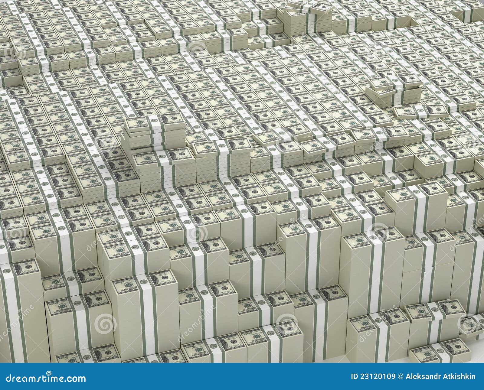 Many dollars stock illustration. Illustration of currency - 23120109