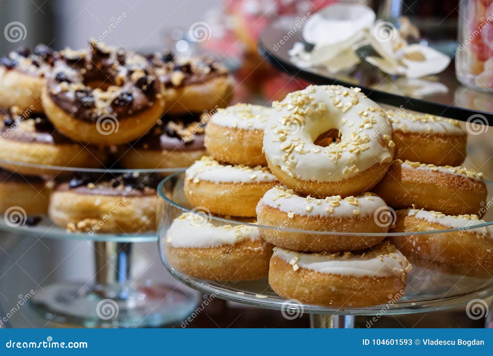 Donuts - candy bar stock image. Image of donuts, dessert - 104601593