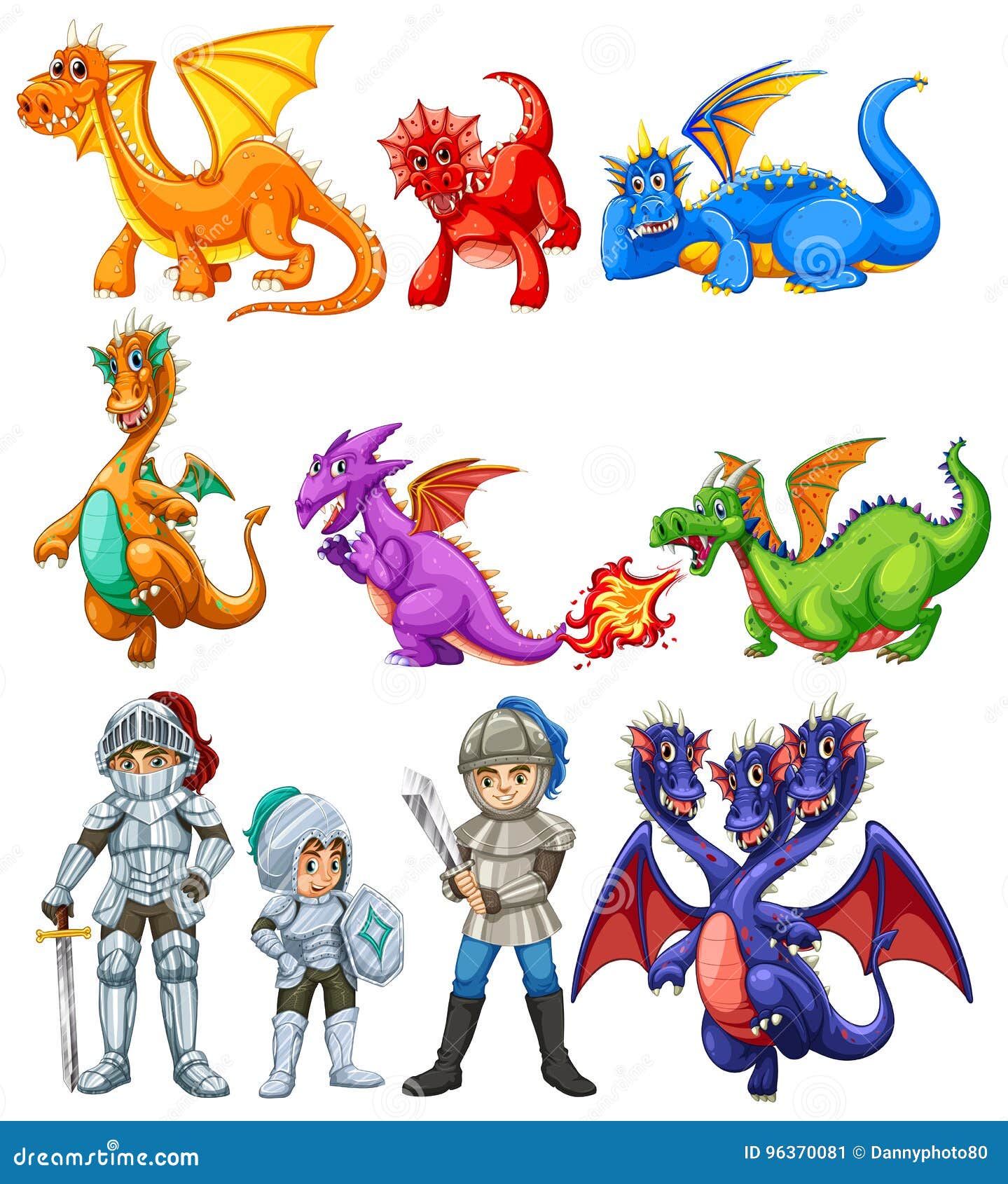 Knights Dragons Stock Illustrations – 43 Knights Dragons Stock ...