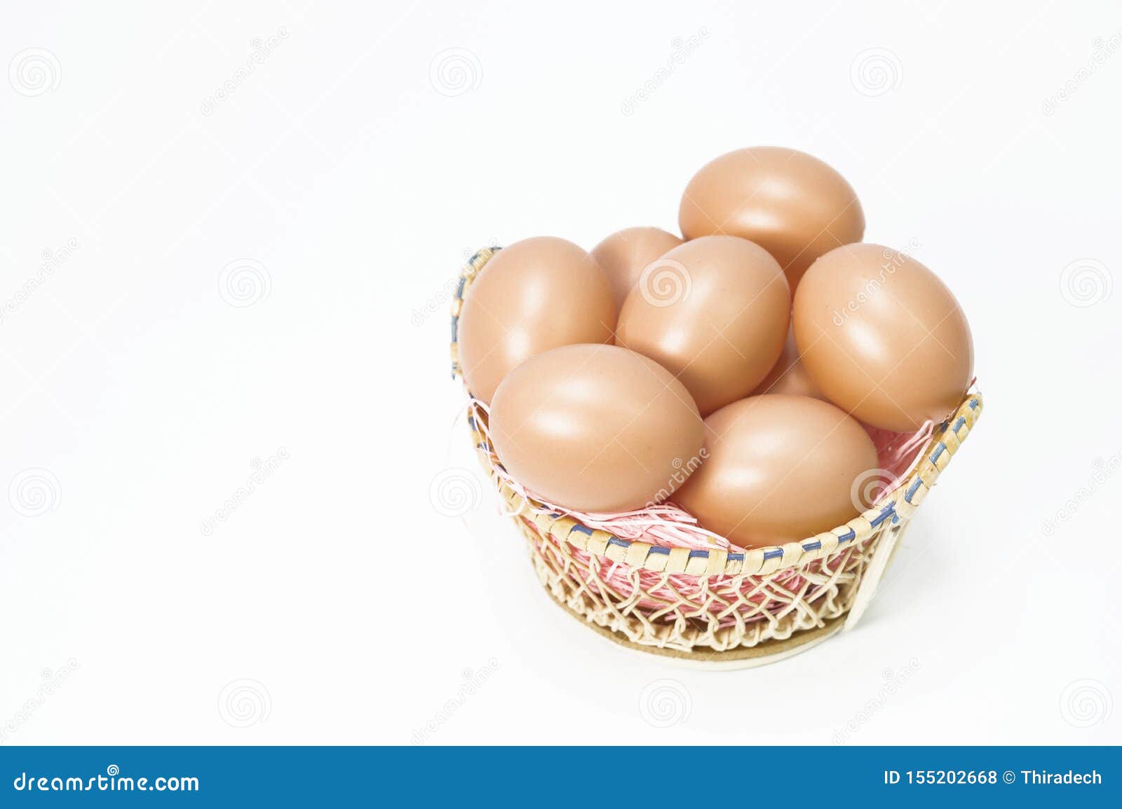 Many Eggs are in the Basket Stock Photo - Image of fresh, shell: 155202668