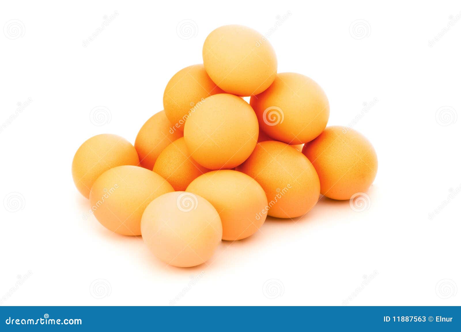 Many eggs on white stock image. Image of object, close - 11887563