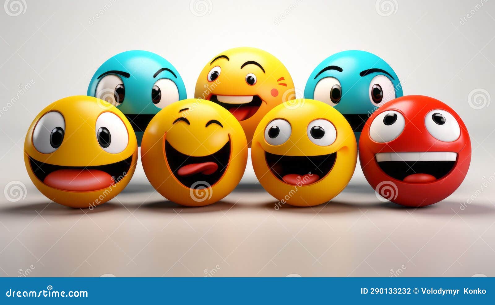 Many Emoji Face Screaming in Fear. a Yellow Face Screaming in Fear ...