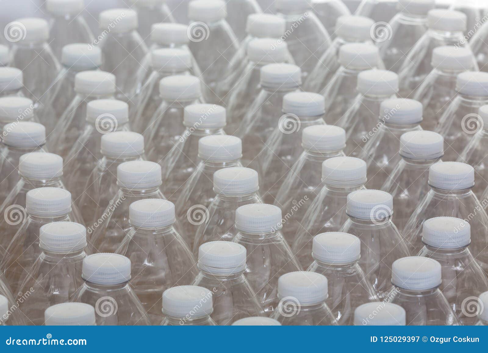 Many Empty Generic Plastic Bottles for Recycling Stock Image - Image of ...