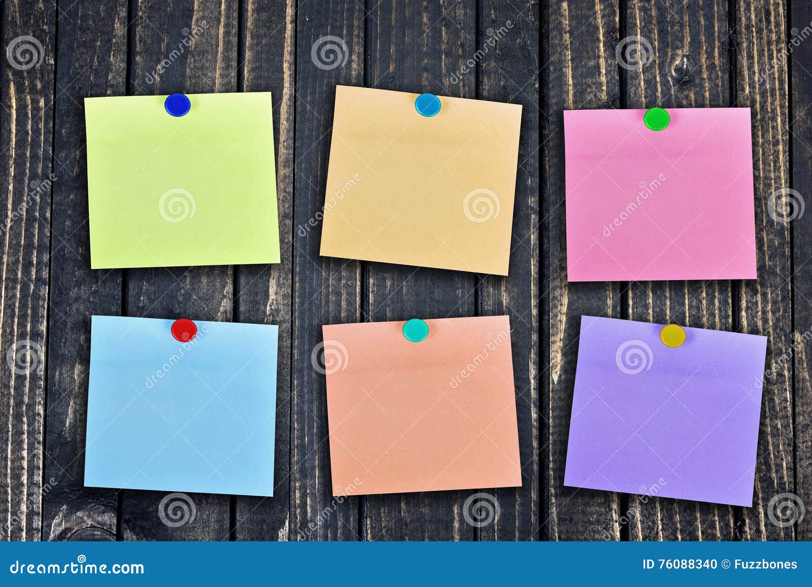Many empty note on wall stock photo. Image of memory - 76088340