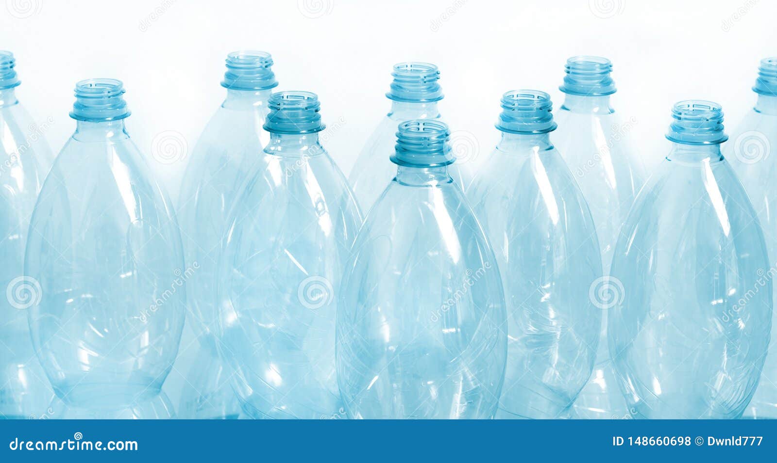 Many Empty Plastic Bottles for Recycling Stock Photo - Image of ...