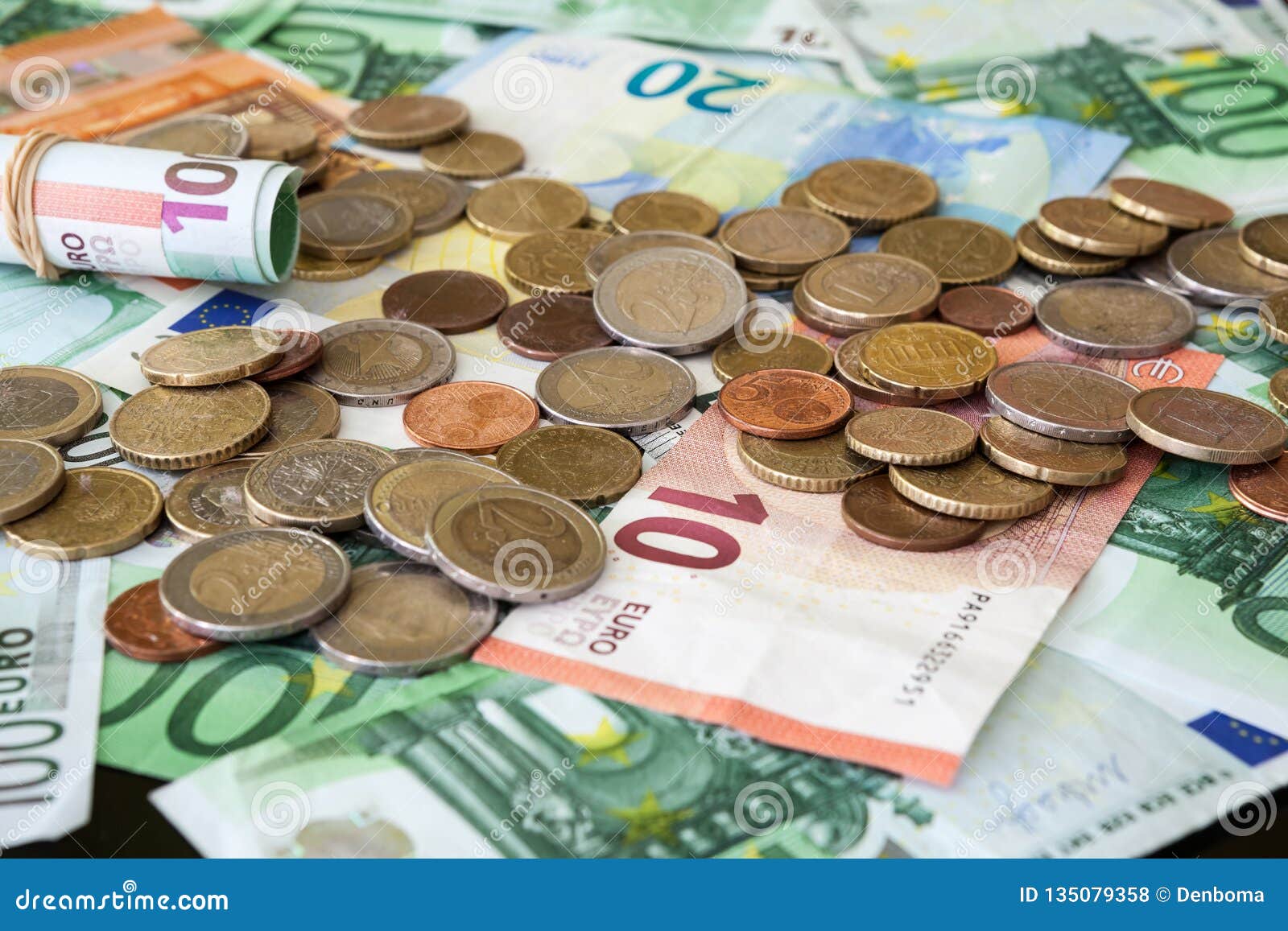 Many euros in close up stock photo. Image of background - 135079358
