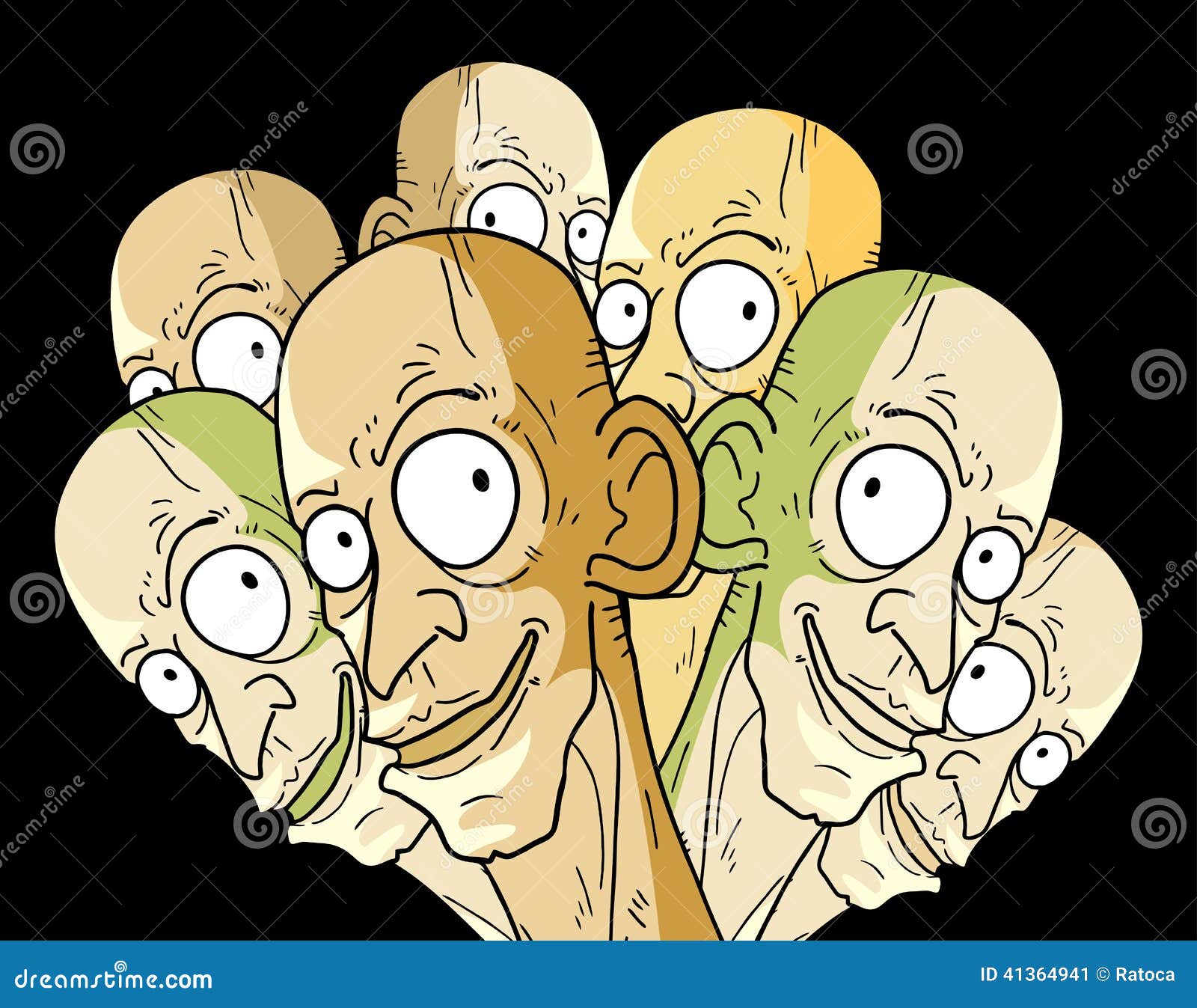 Many faces men stock vector. Illustration of people, styling - 41364941